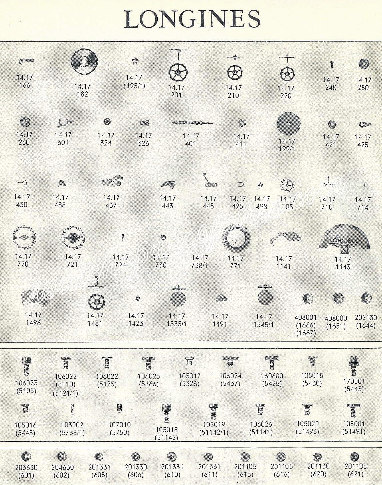 Longines 14.17 - www.watchsparesparts.com